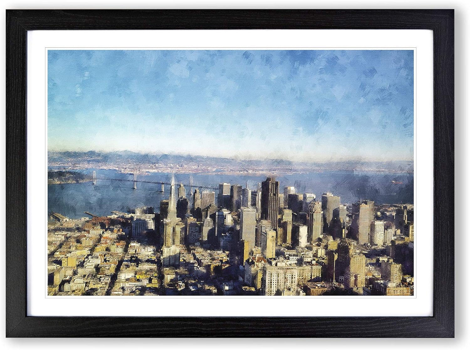 Big Box Art View of San Francisco Painting Framed Wall Art Picture ...