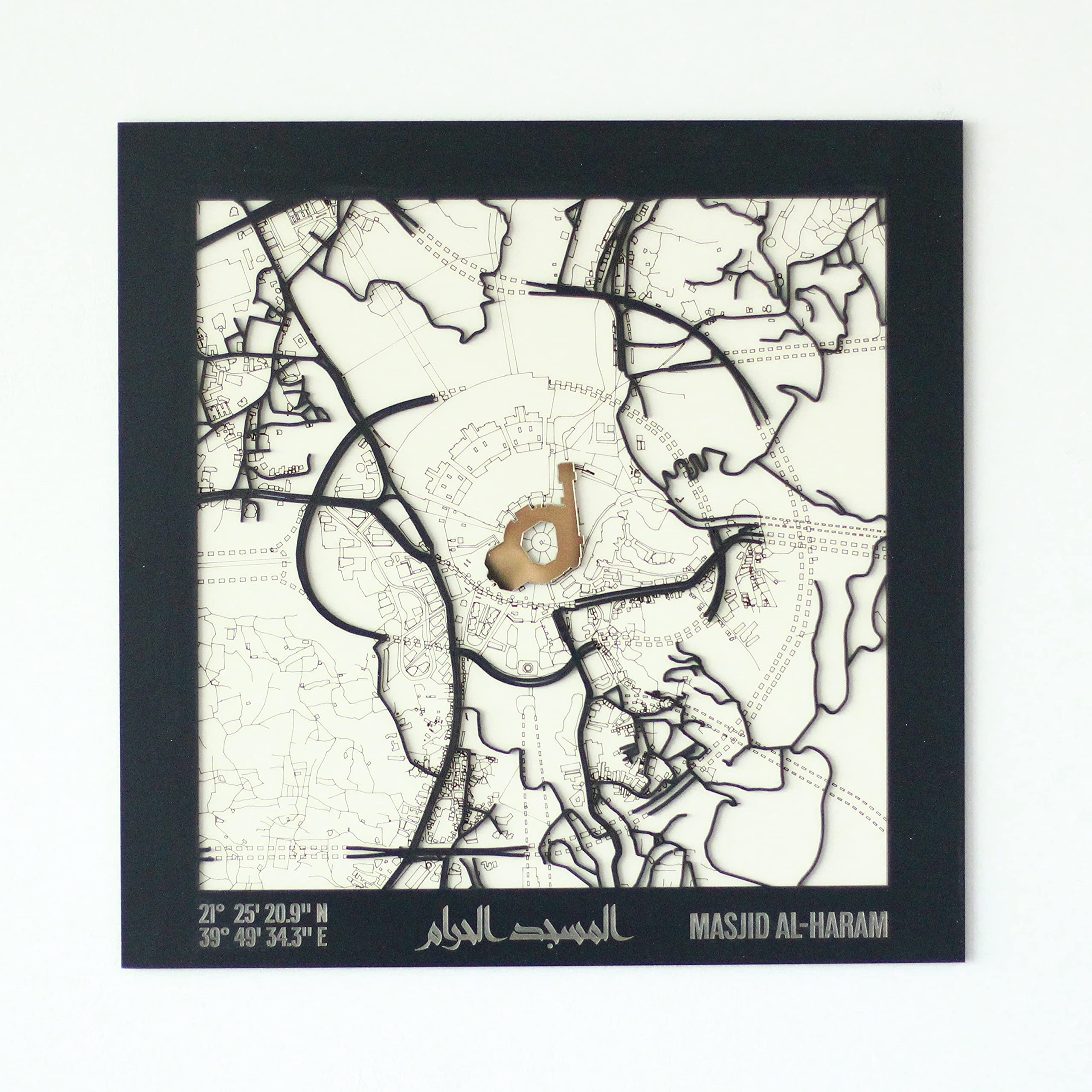 Iwa Concept Masjid Al Haram And Masjid An Nabawi Wooden | Desertcart KUWAIT