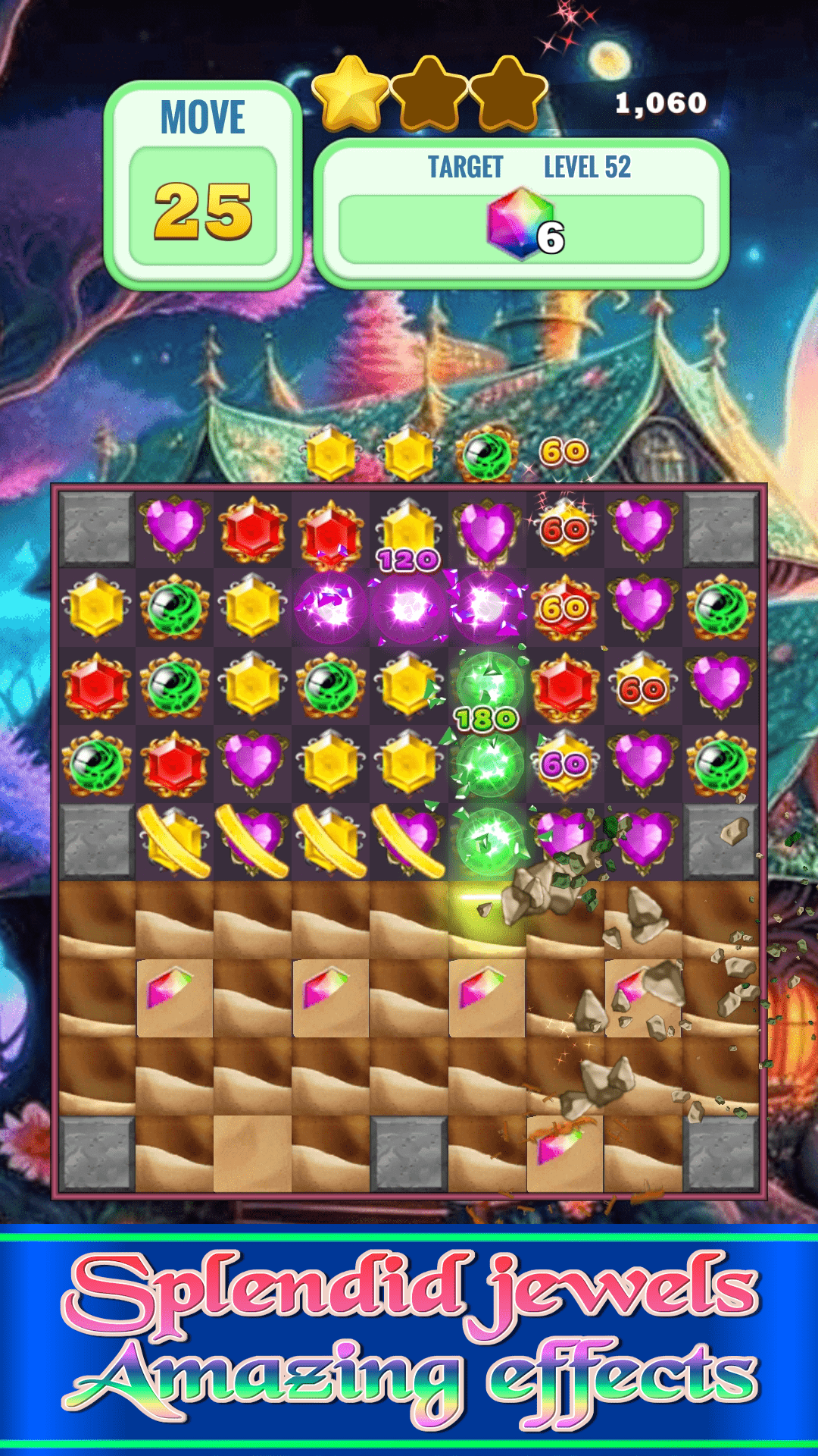 Mystery jewels magic match 3 games for adults - App on Amazon Appstore
