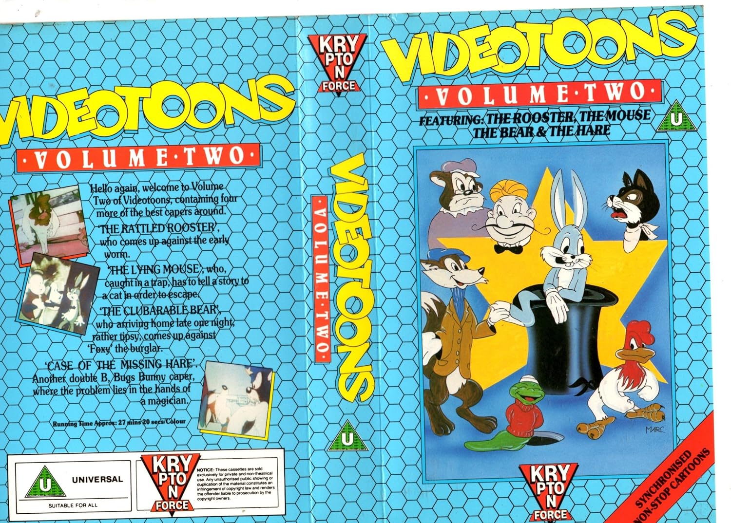 Videotoons Volume Two (vHS Video) : Amazon.co.uk: DVD & Blu-ray