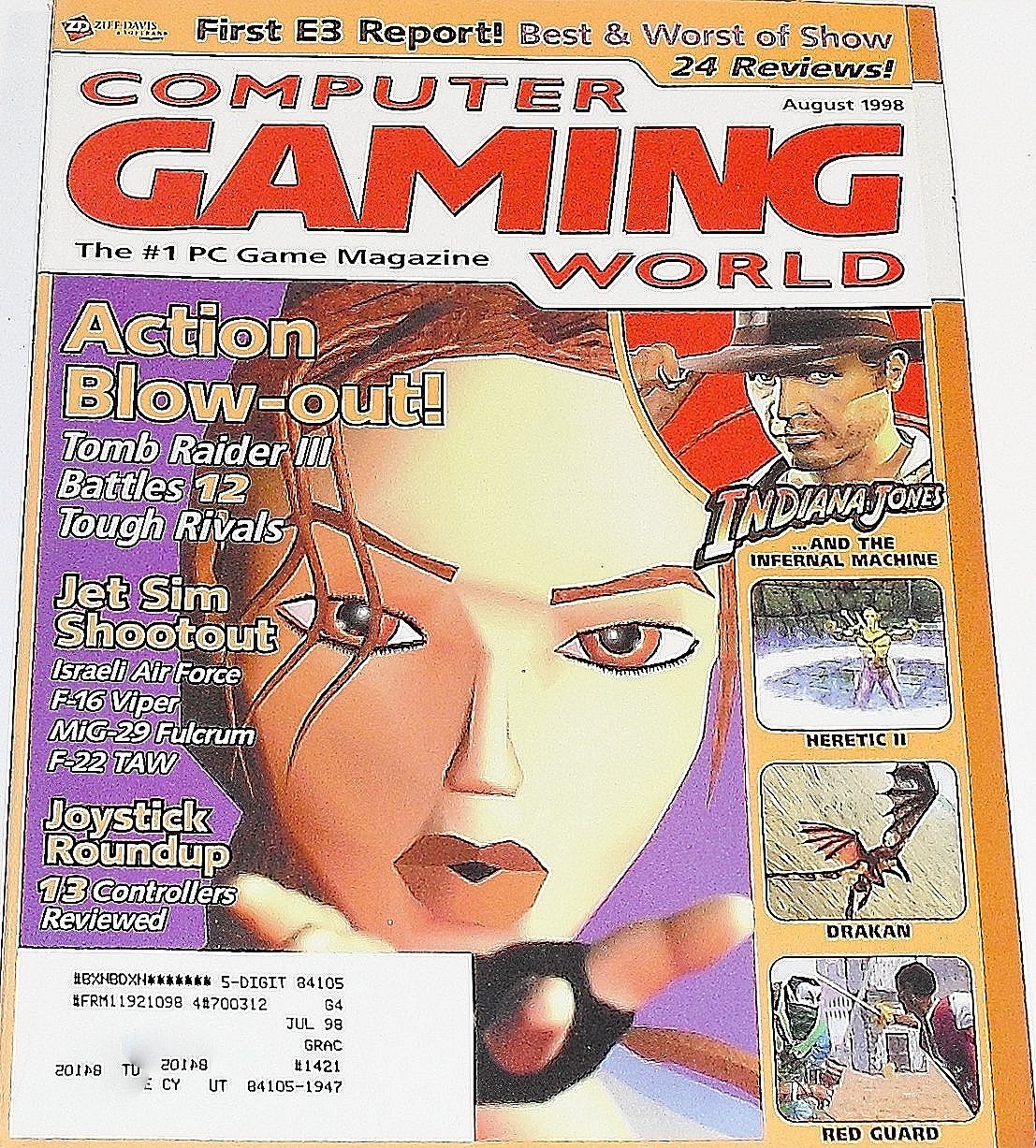 CGW Computer Gaming World (August 1998) (No. 169): Johnny Wilson ...