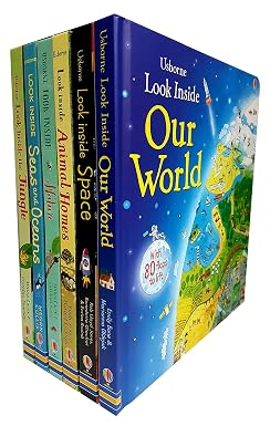 Usborne Look Inside Our world 6 Books Collection Pack Set ( Seas and ...