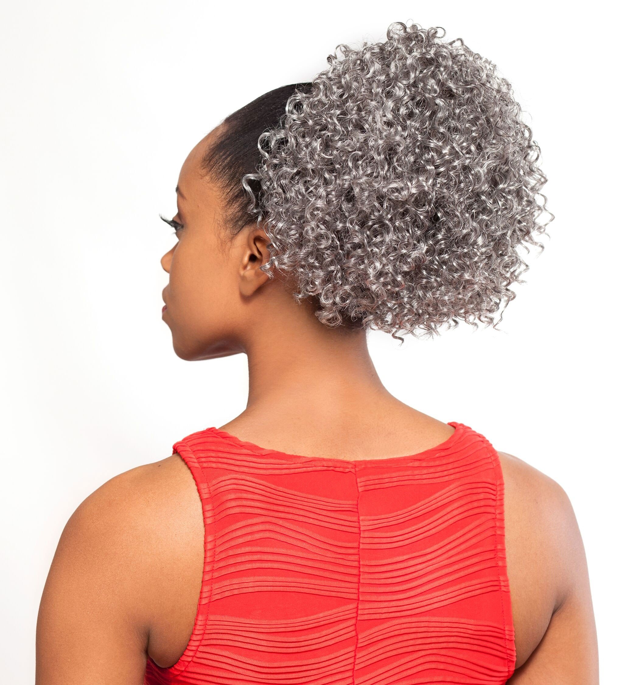 Amazon.com : Foxy Silver (DS005 - Synthetic Ponytail in 51 : Beauty ...