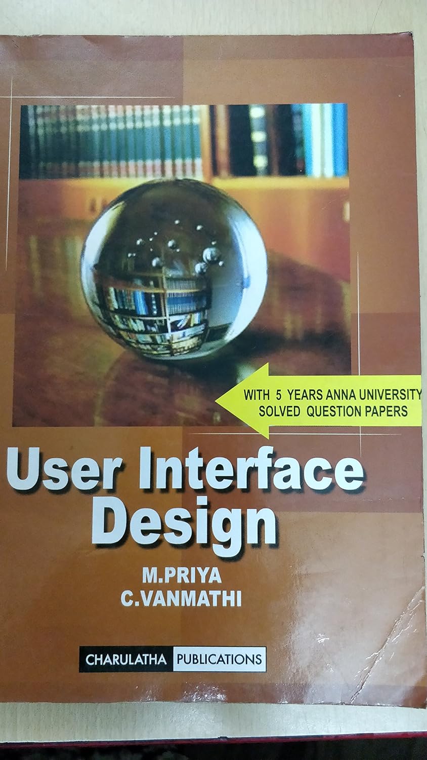 User Interface Design by M. Priya & C. vanmathi : Amazon.in: Books