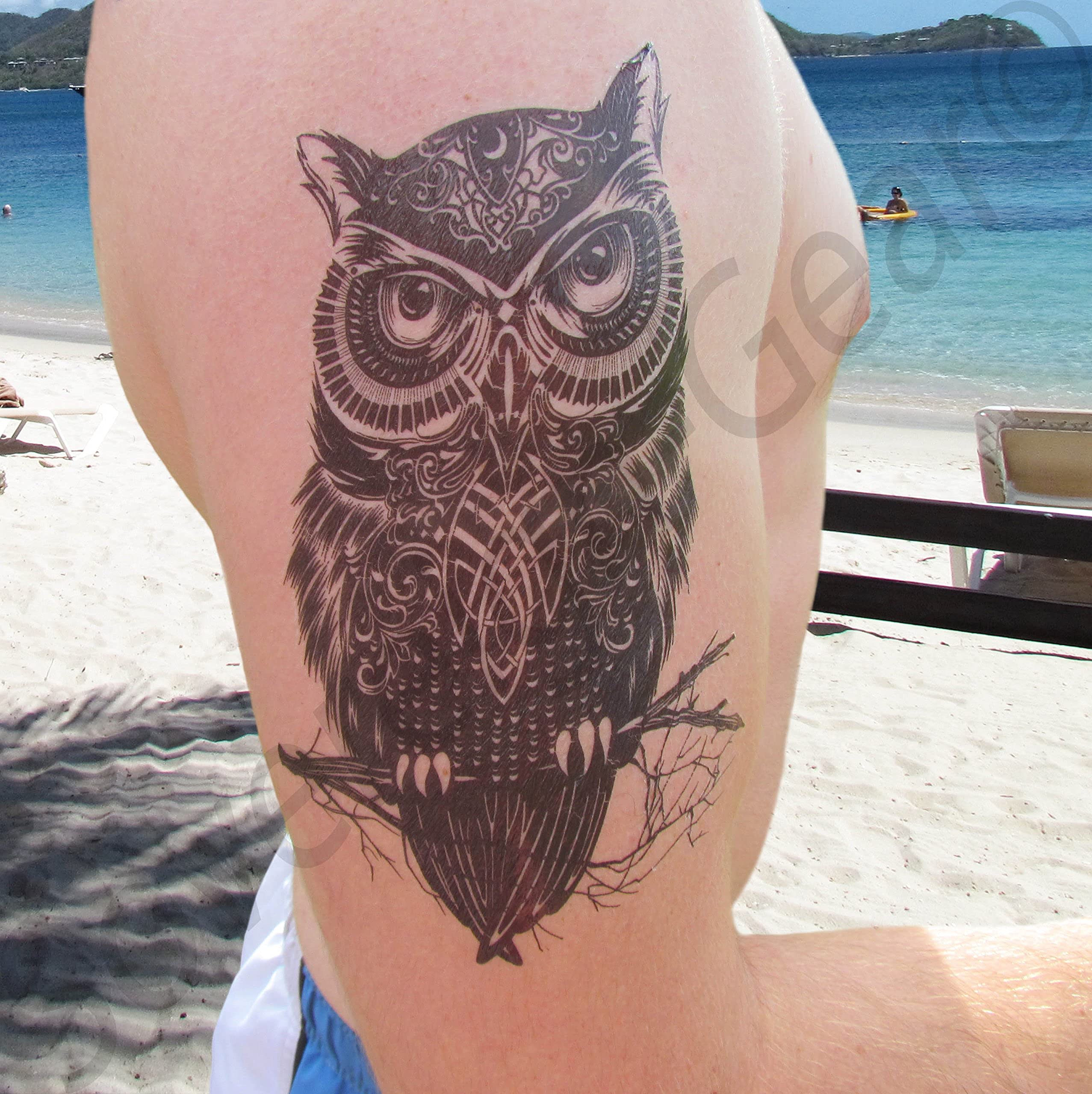 Buy 8 Sheets Temporary Transfer Tattoos Transfers For Guys Men Boys ...