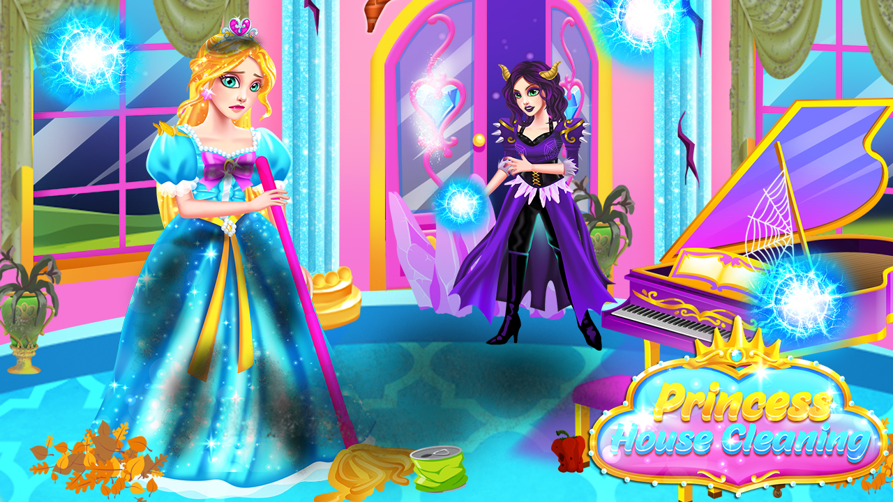 Princess Castle House Cleanup - Princess Cleaning Games for Girls - App ...
