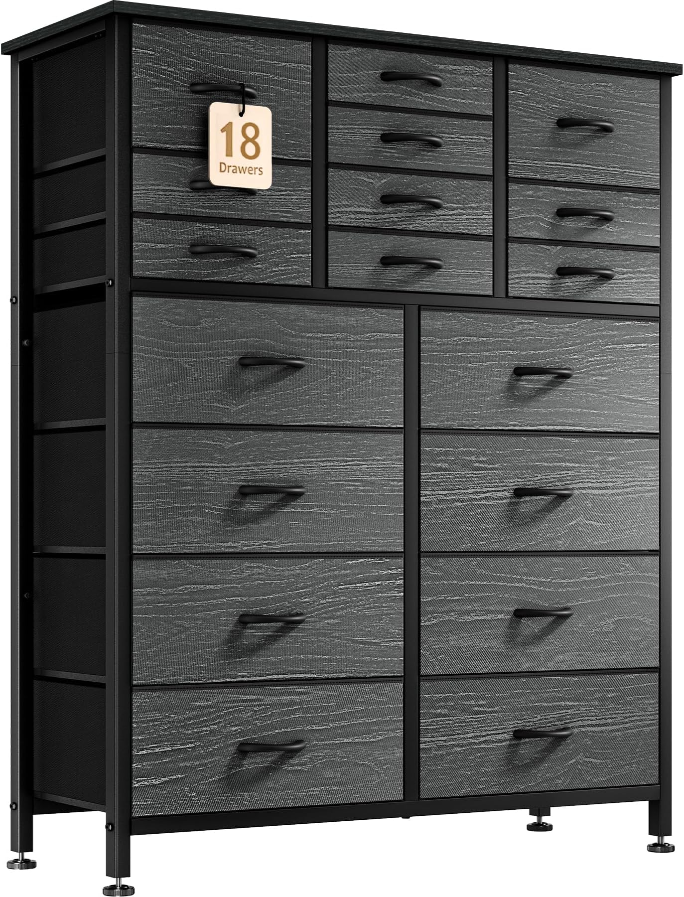 Amazon.com: YaFiti 18 Drawer Dresser, Tall Dressers for Bedroom, Extra ...