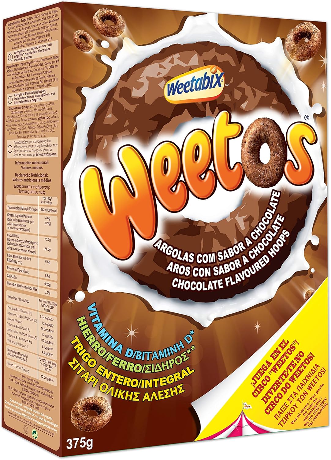 Weetabix Weetos Cereal, 375G - Pack of 1 : Buy Online at Best Price in ...