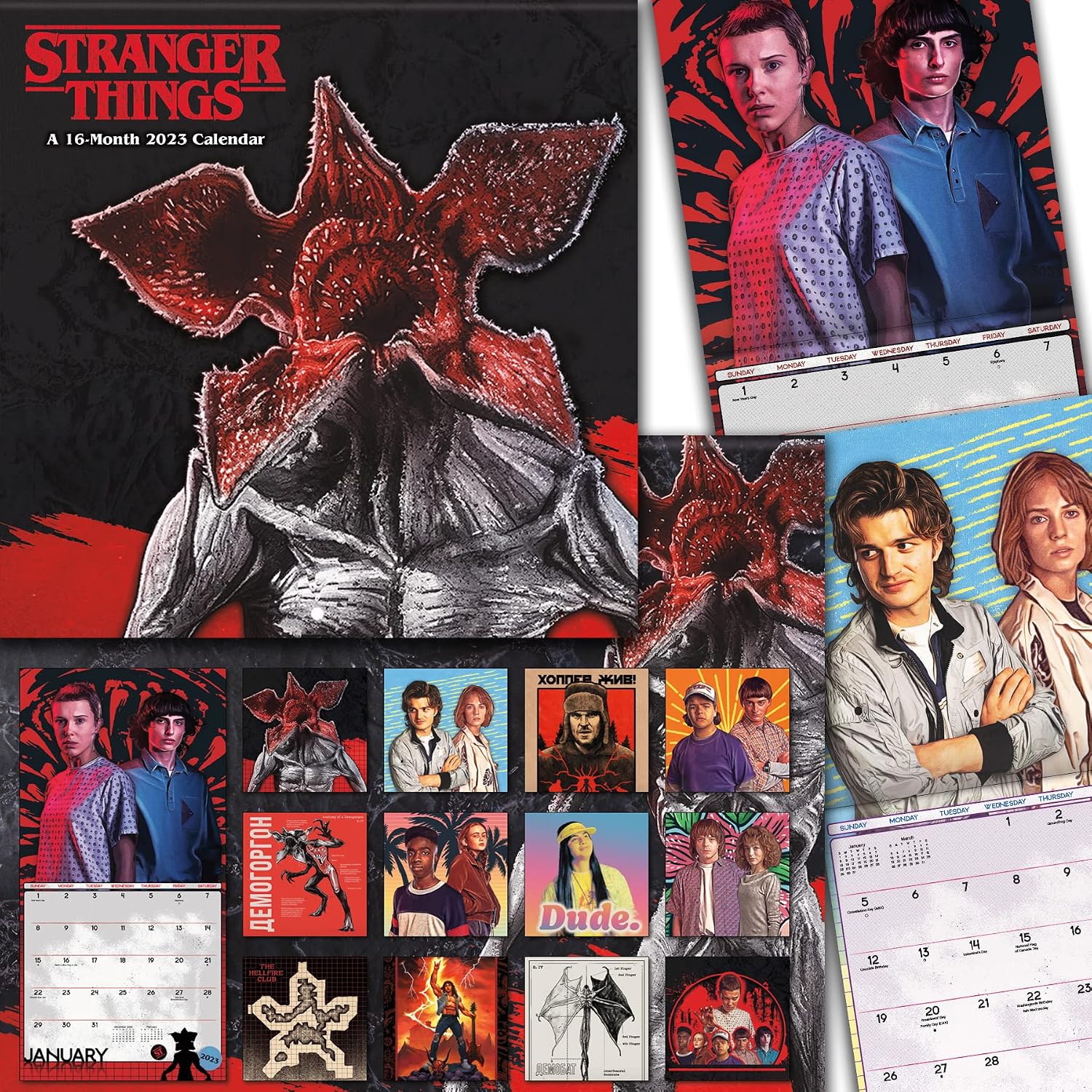 2023 Netflix Stranger Things: Season 4 Wall Calendar: Trends ...