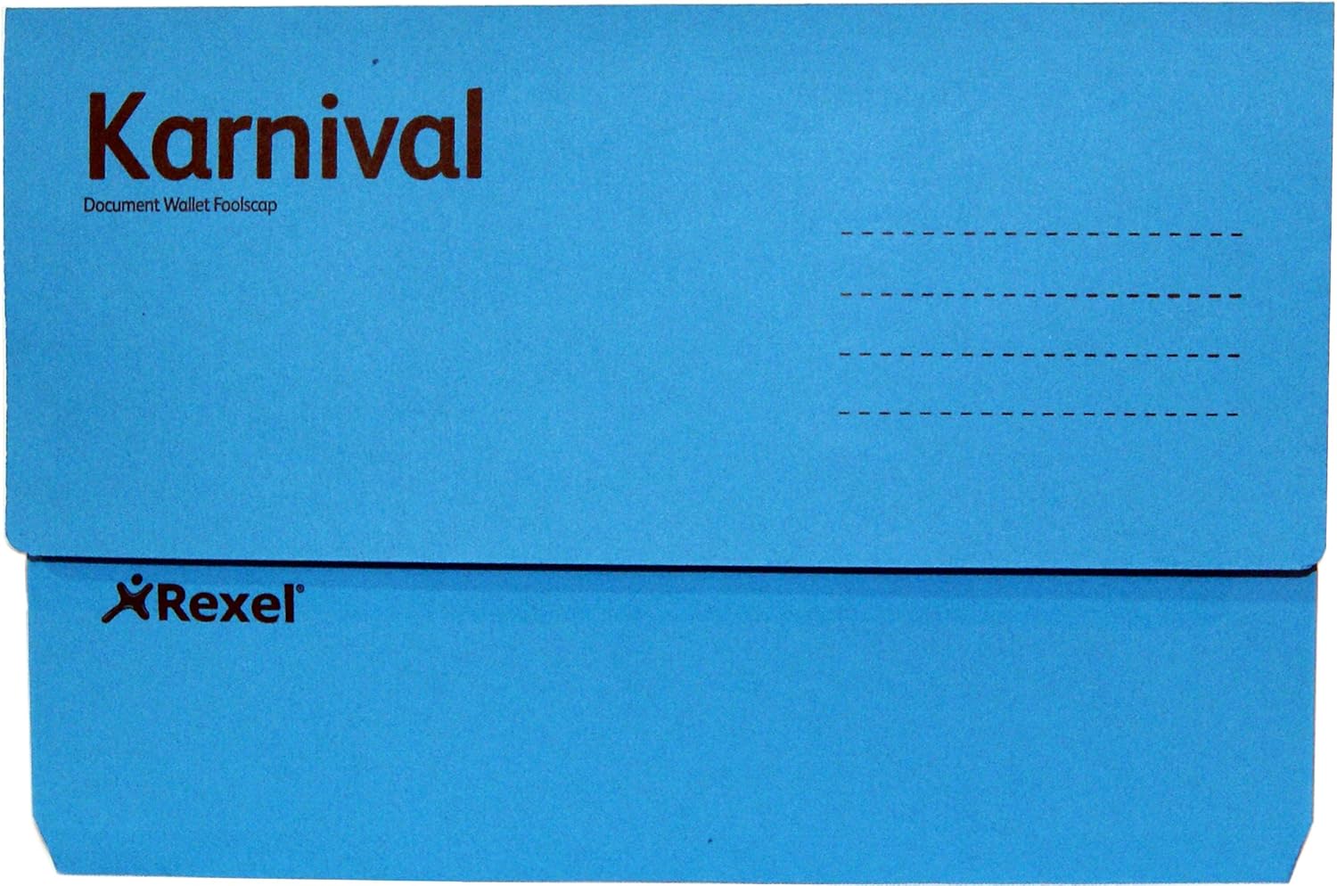 Rexel Karnival Document Foolscap Wallet Blue (25 Pack) : Amazon.co.uk ...