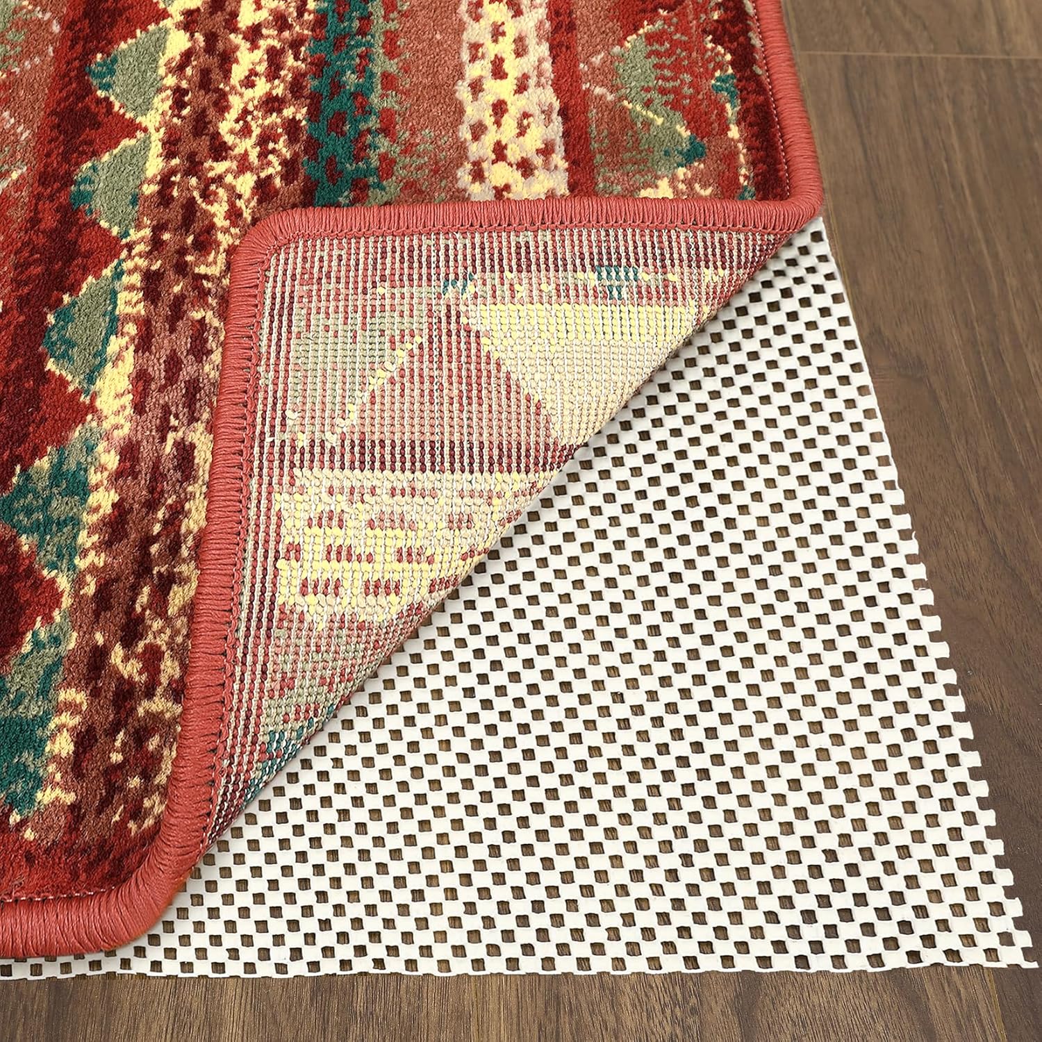 Amazon.com: WESTLOOM Rug Pad 5x8 Rug Pad Gripper for Hardwood Floors ...