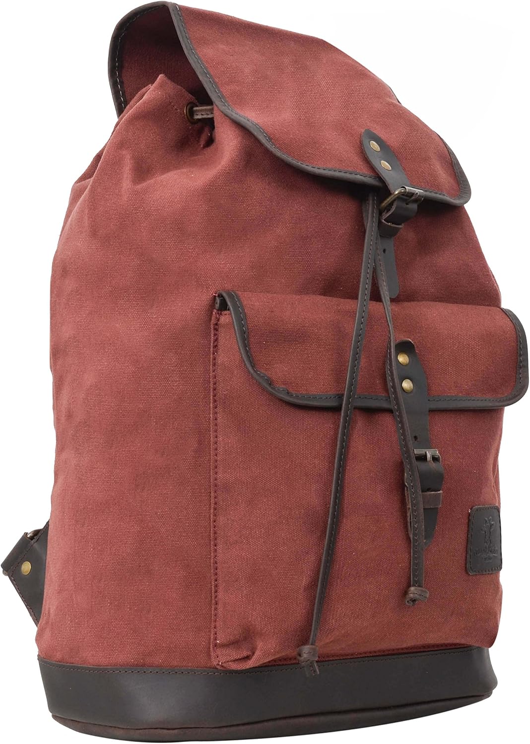 Gusti Rucksack Cityrucksack Lederrucksack Rot Leder : Amazon.de: Fashion