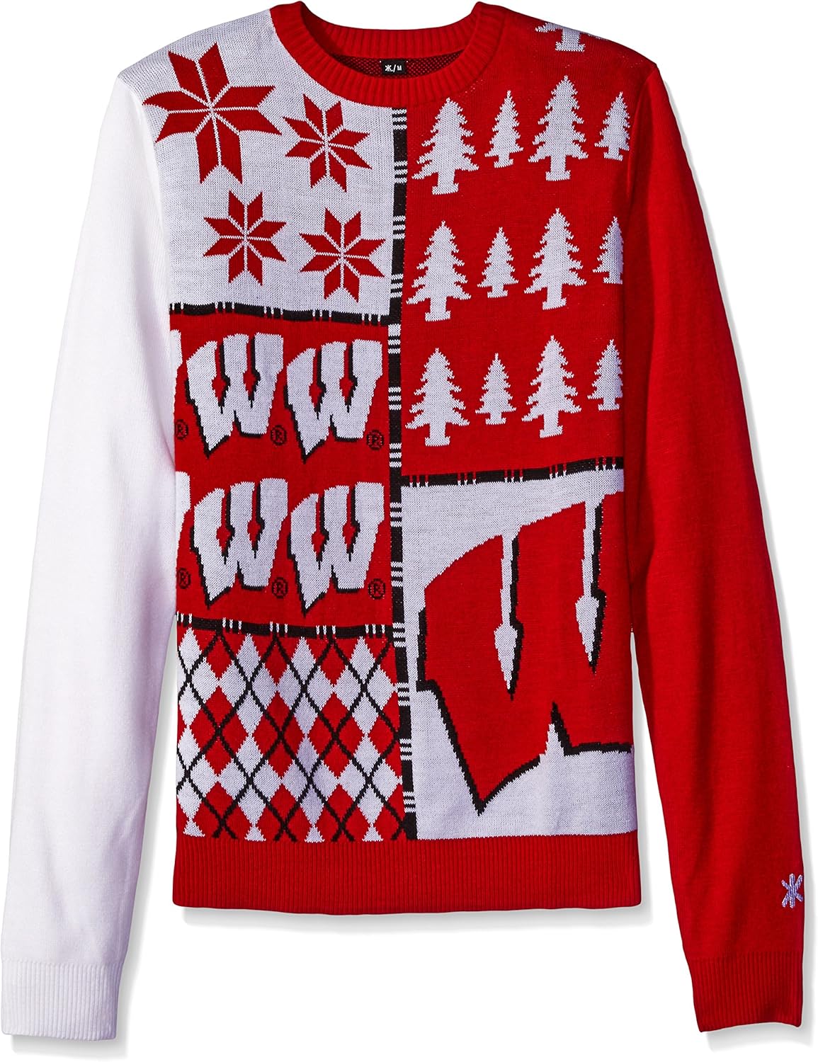 Klew NCAA Busy Block Sweater Badgers X Large Wisconsin Direct Sale Of klew-ncaa-busy-block-sweater-badgers-x-large-wisconsin-direct-sale-of