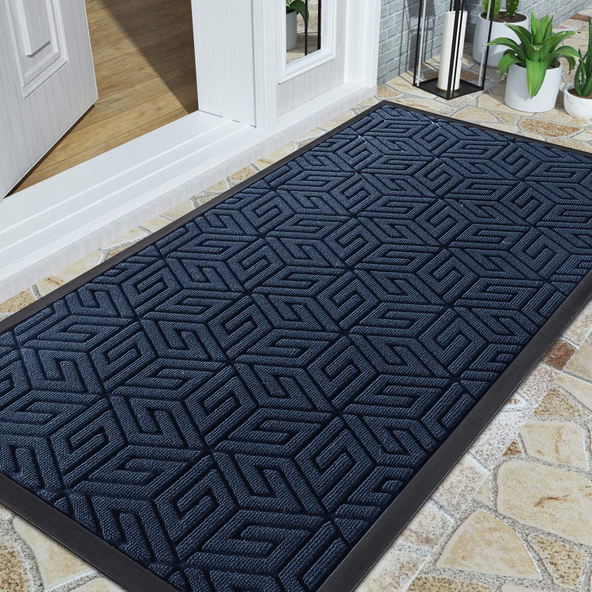 Amazon.com: Yimobra Front Door Mat Outside Entrance 47x24, Waterproof ...
