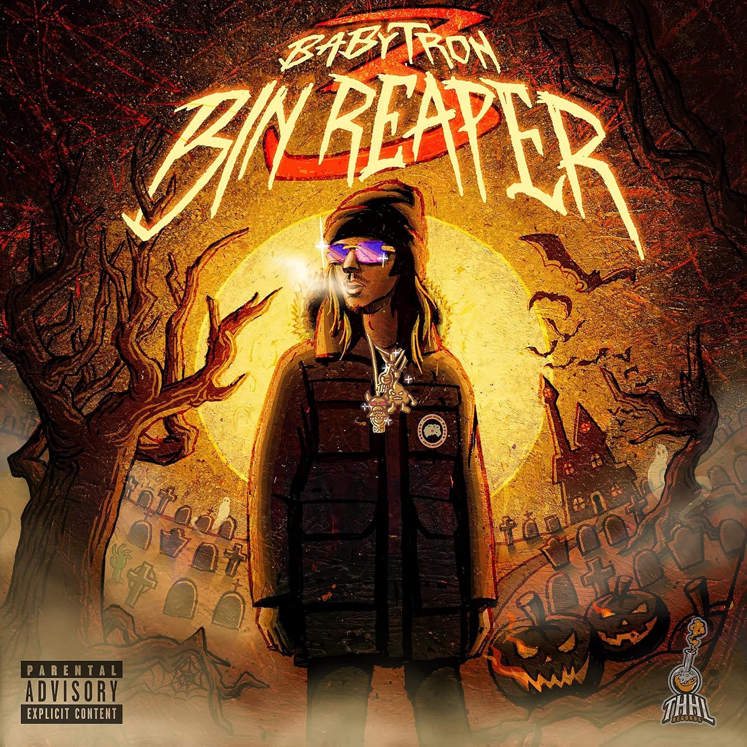 Amazon.com: BabyTron (Bin Reaper 3) Album Cover POSTER - 24x24 Inches ...