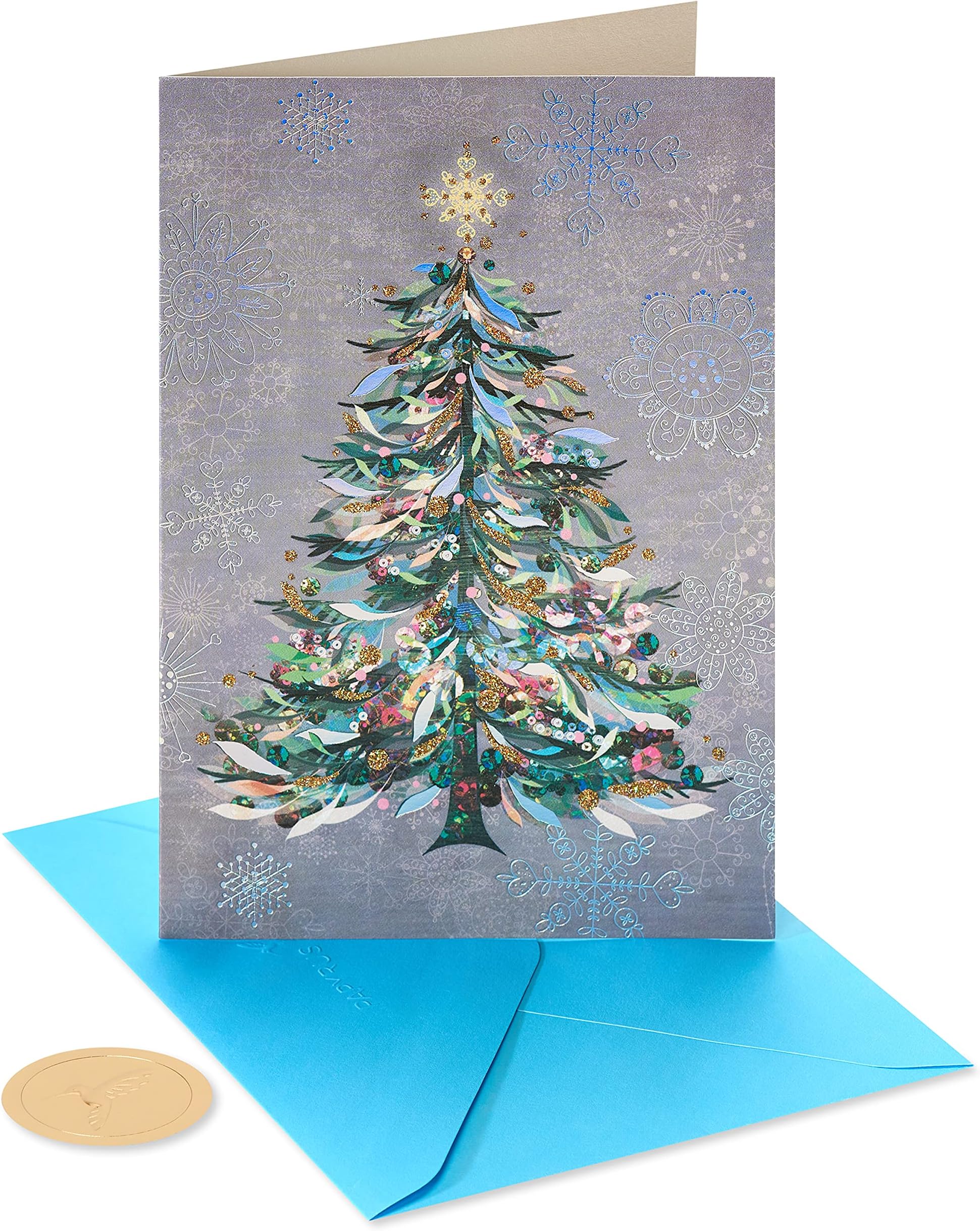 Papyrus Christmas Cards Boxed with Envelopes, Joyful Holiday, Festive ...