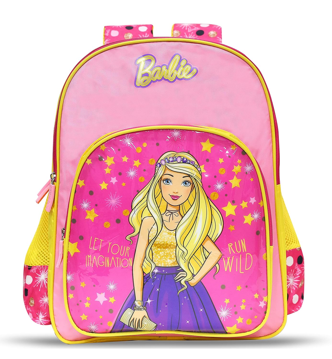 Buy Barbie 41 cms Pink School Backpack (MBE-MAT481) at Amazon.in