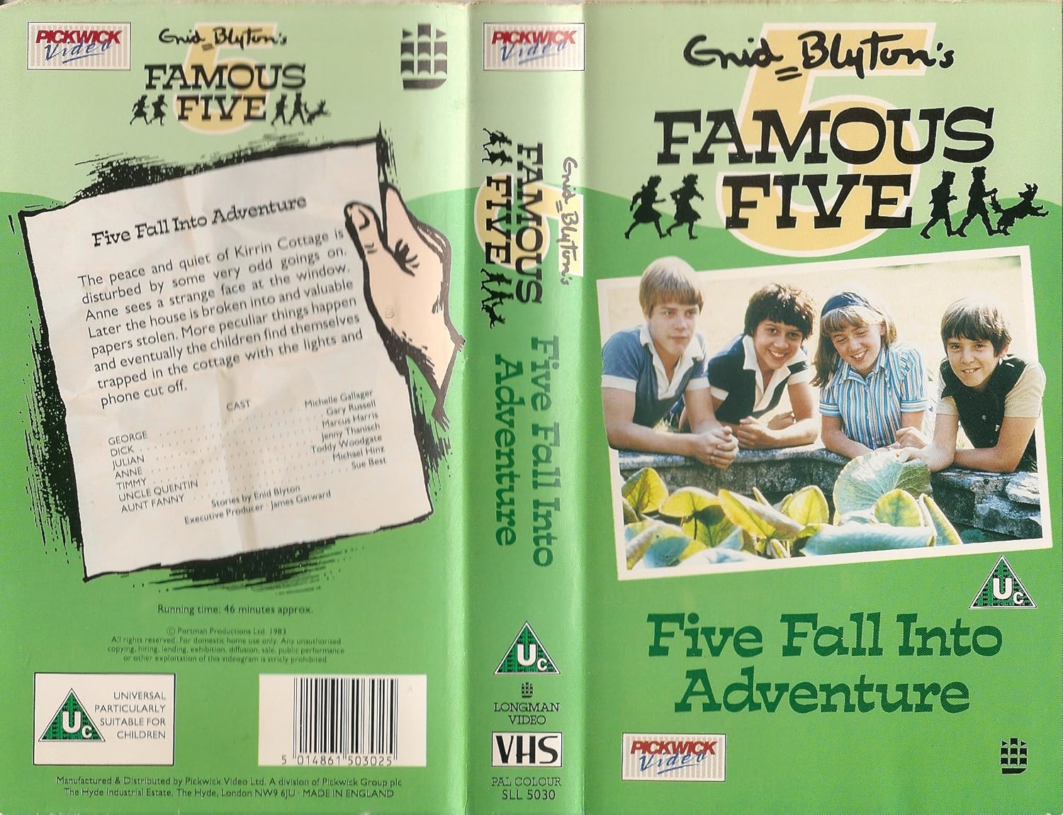 Famous Five - Five Fall Into Adventure [1983] [VHS] : Amazon.co.uk: DVD ...