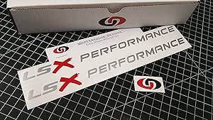 Amazon.com - LSX Performance Hood Decals (2-Pack) Racing Engine LS1 LS6 ...
