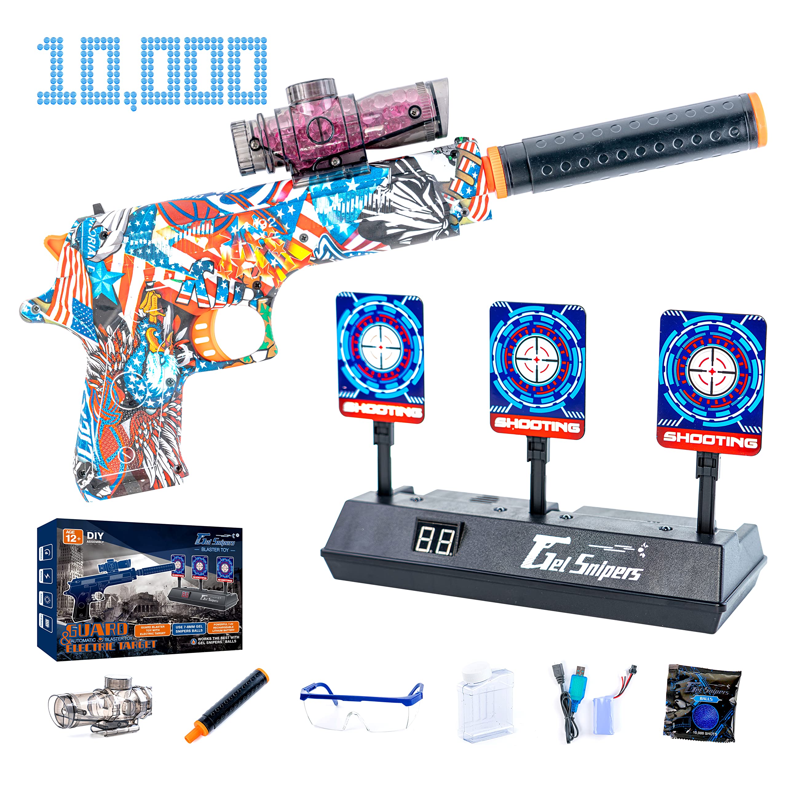 Buy Gel Snipers Gel Blaster Electric Toy Full Kit With Electronic buy-gel-snipers-gel-blaster-electric-toy-full-kit-with-electronic