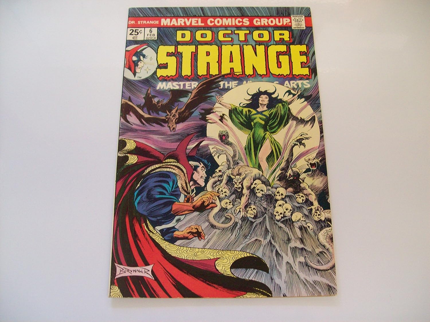 DOCTOR STRANGE #6 MASTER OF THE MYSTIC ARTS 1975 MARVEL COMICS: BRYNNER ...