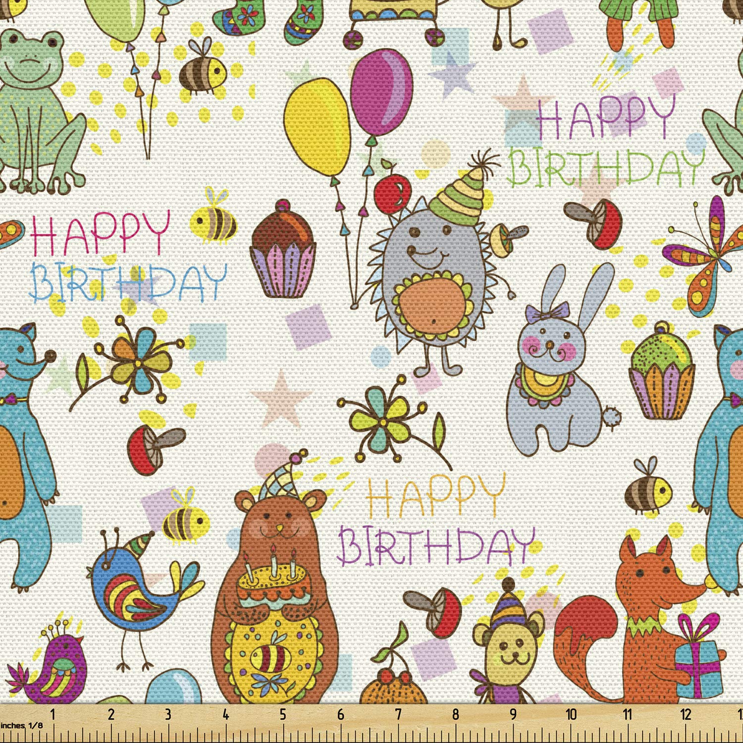 Birthday Fabric By The Yard
