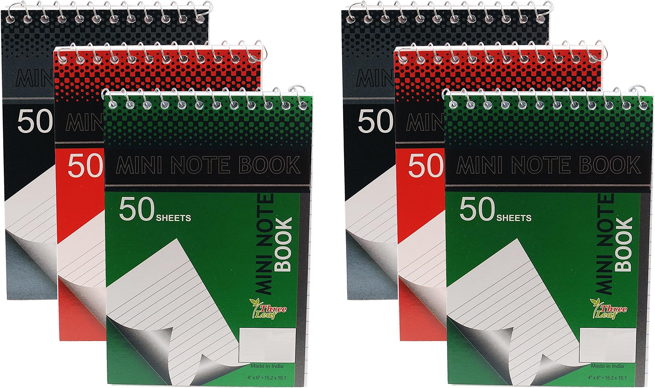 Amazon.com : Personal Mini Notebooks, 4x6-Inch, College Ruled, White ...