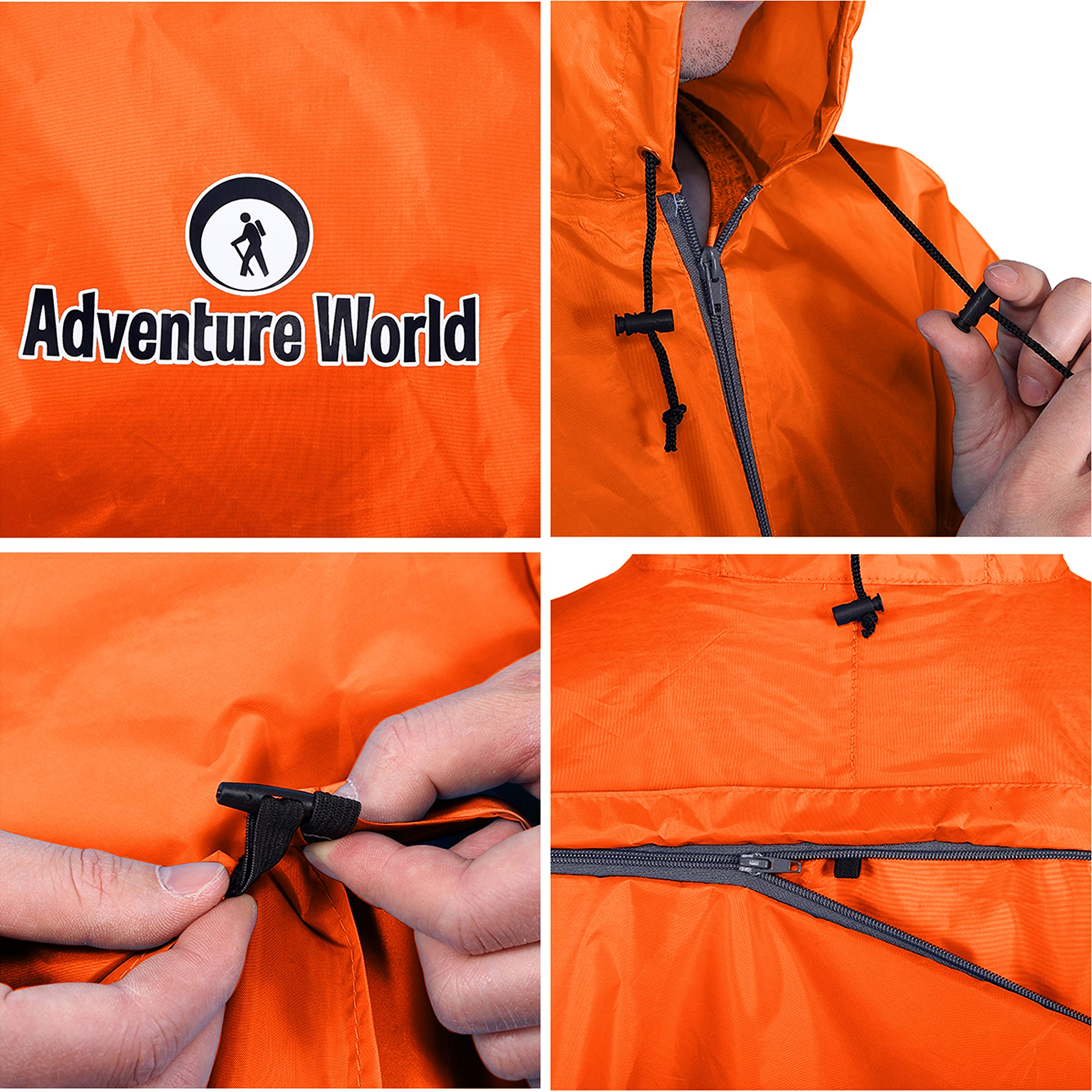 Snapklik.com : Adventure World Globotrekker Backpack Poncho Lightweight ...