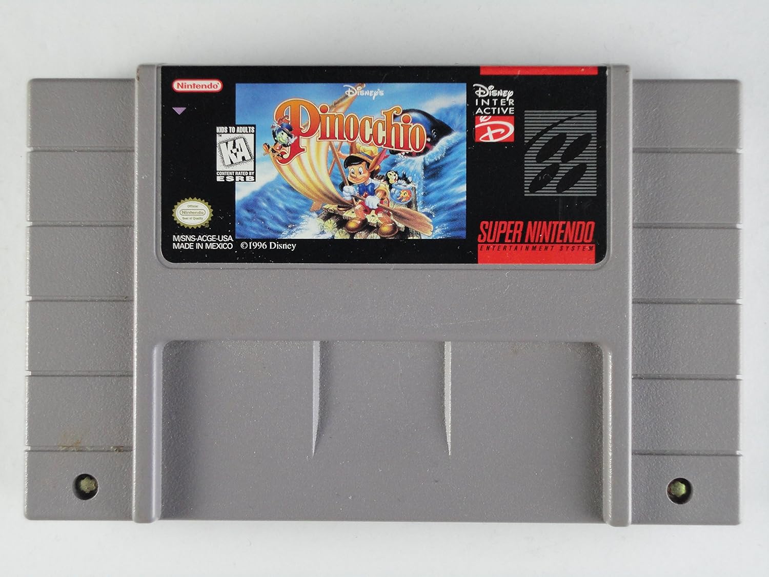 Amazon.com: Disney's Pinocchio - Nintendo Super NES : Videojuegos