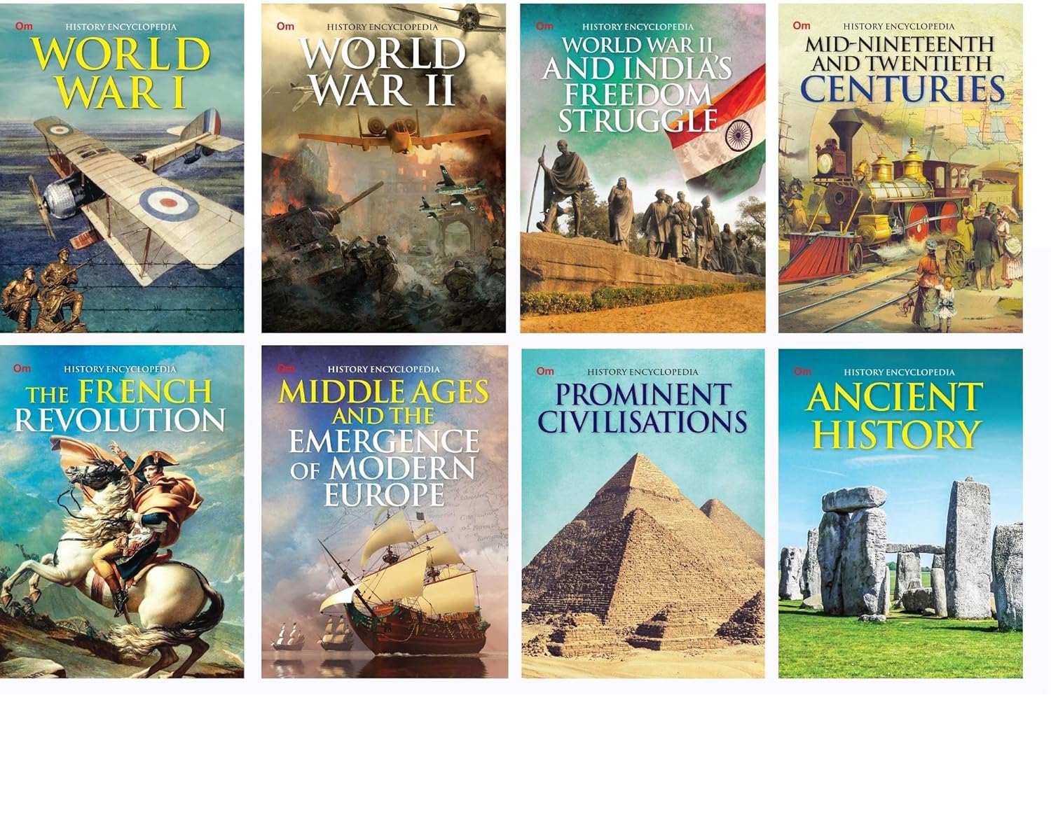 Encyclopedia of History ( Set of 8 Books) (Encyclopedias) : Om Books ...