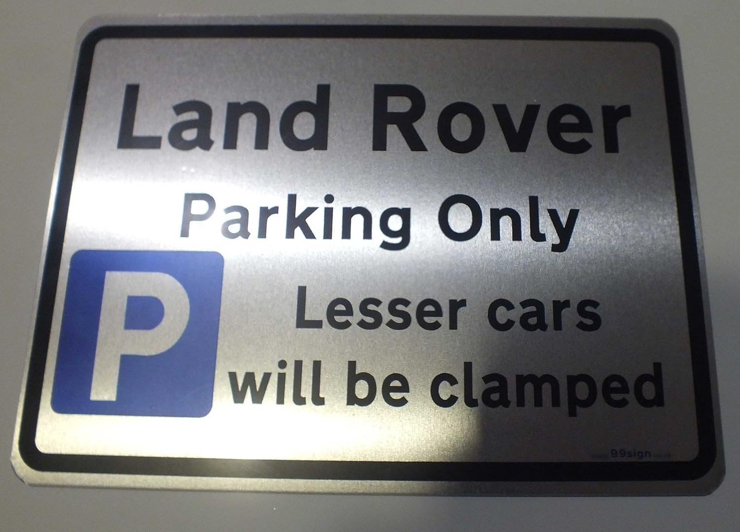 Gift for Land Rover owner Metal Car Parking Sign - for DISCOVERY tdi ...
