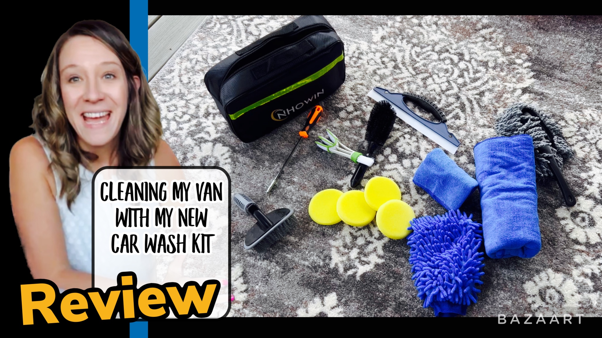 Watch Watch me clean my van with my new car wash kit on Amazon Live