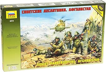Zvezda 3619 1/35 Soviet ParatroopsAfghanistan Plastic Model Kit ...