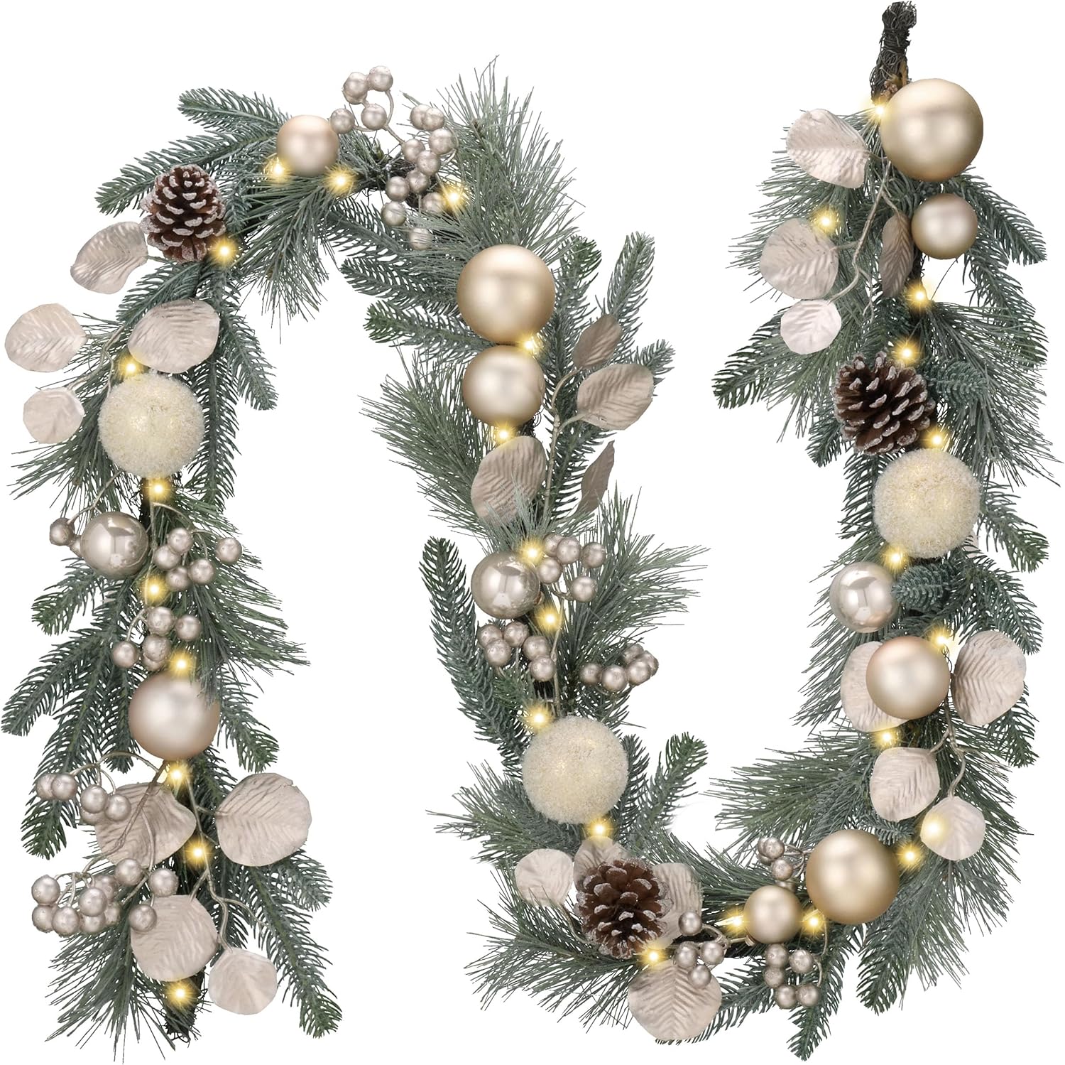 Valery Madelyn 6 feet Pre-Lit Christmas Garland with Australia | Ubuy