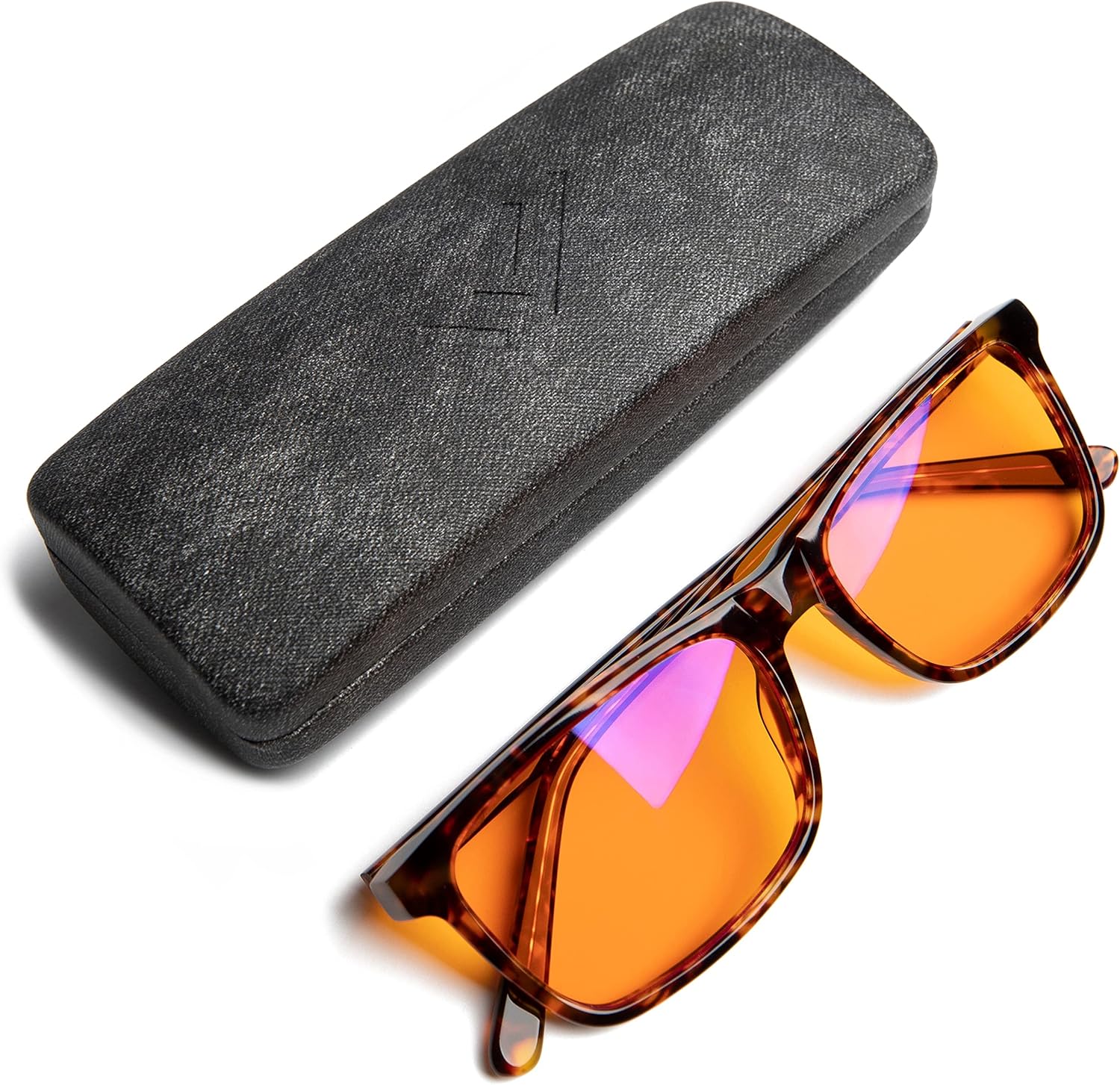 Amazon.com: THL Orange Amber Blue Light Blocking Glasses for Better ...