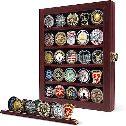 Amazon.com: military coin shadow box