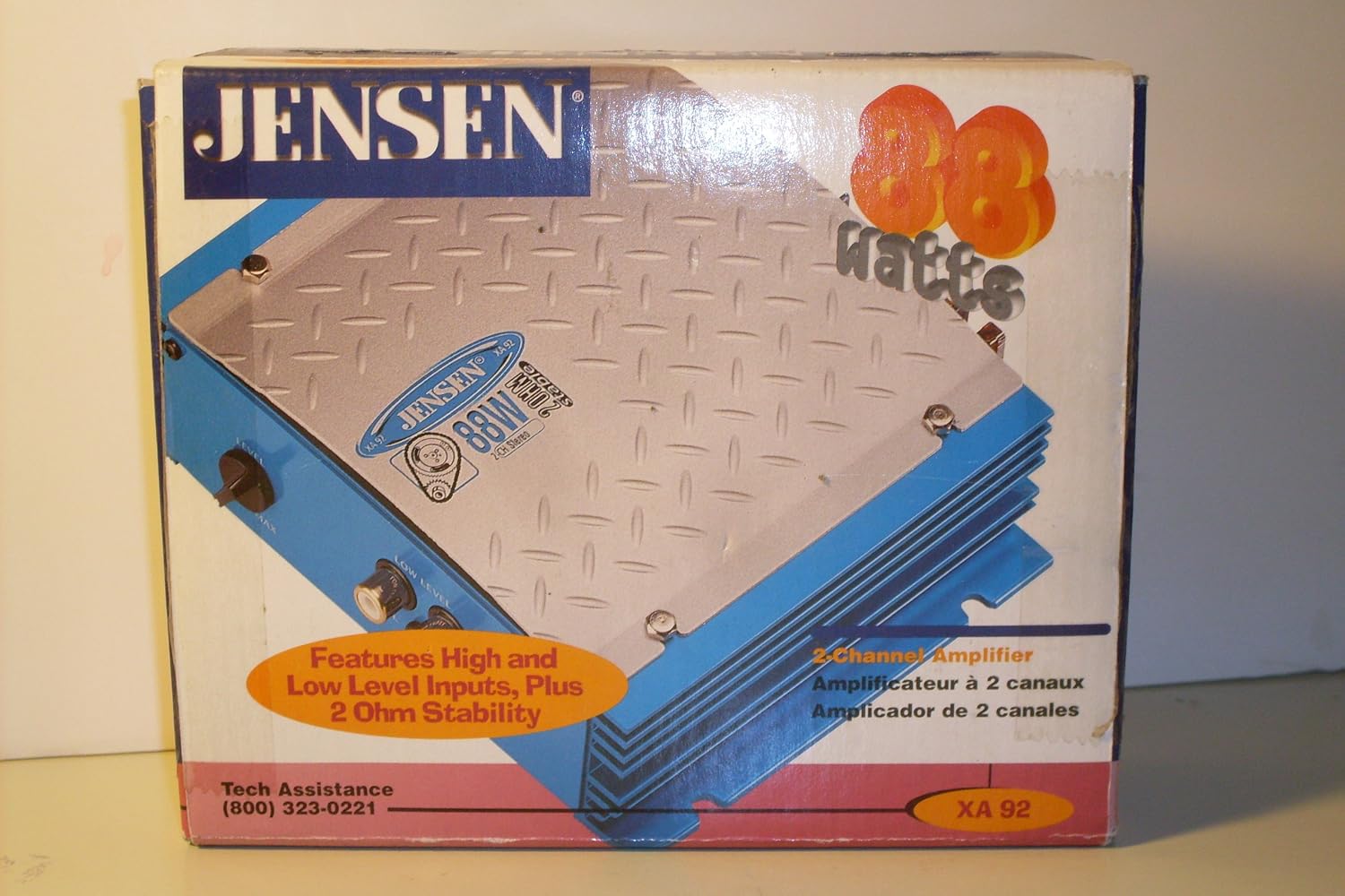 Amazon.com: Jensen 88 Watt 2 Channel Amplifier : Electronics