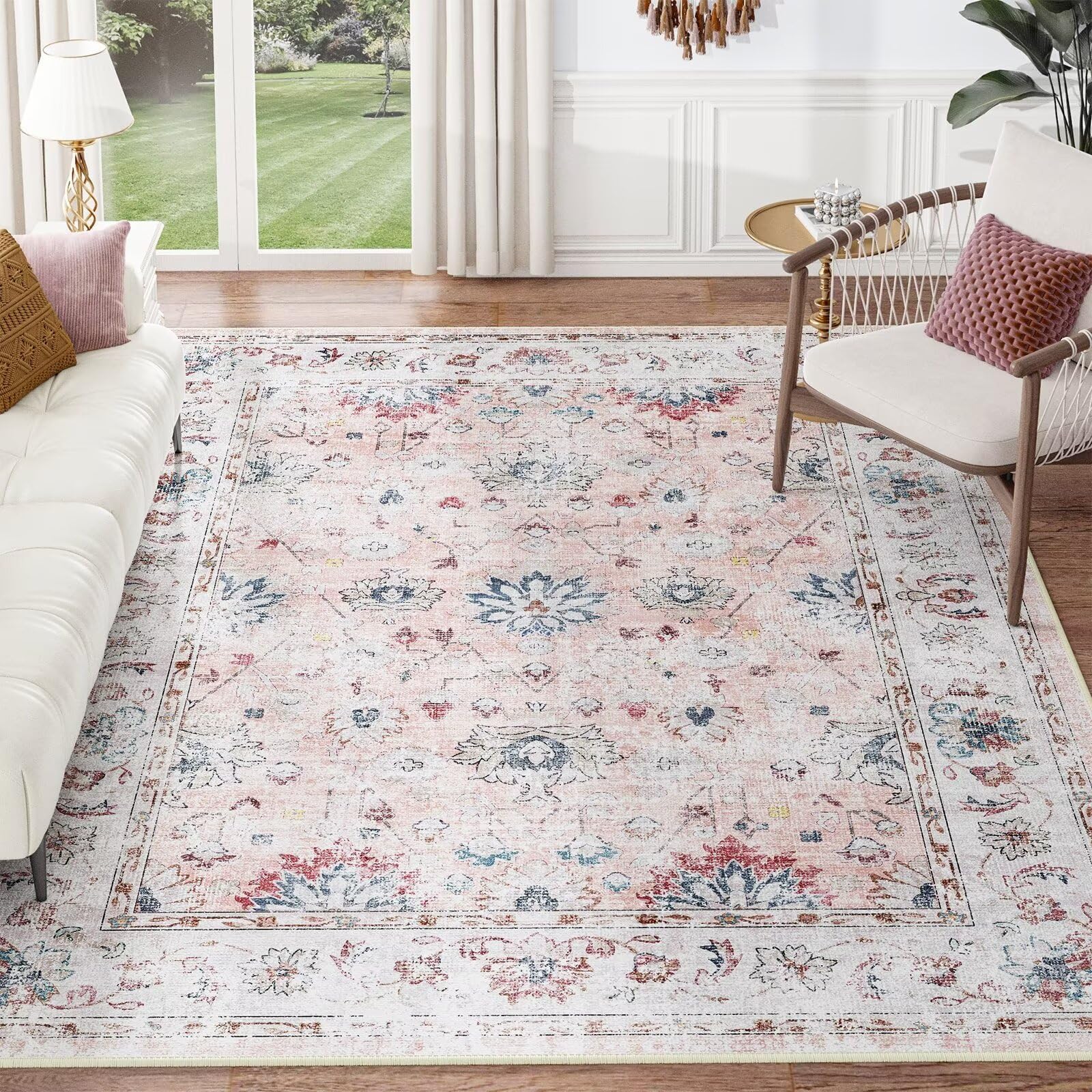 Amazon.com: Sofrug Washable Area Rugs - Honeycomb Non Slip 3x5 Entryway ...