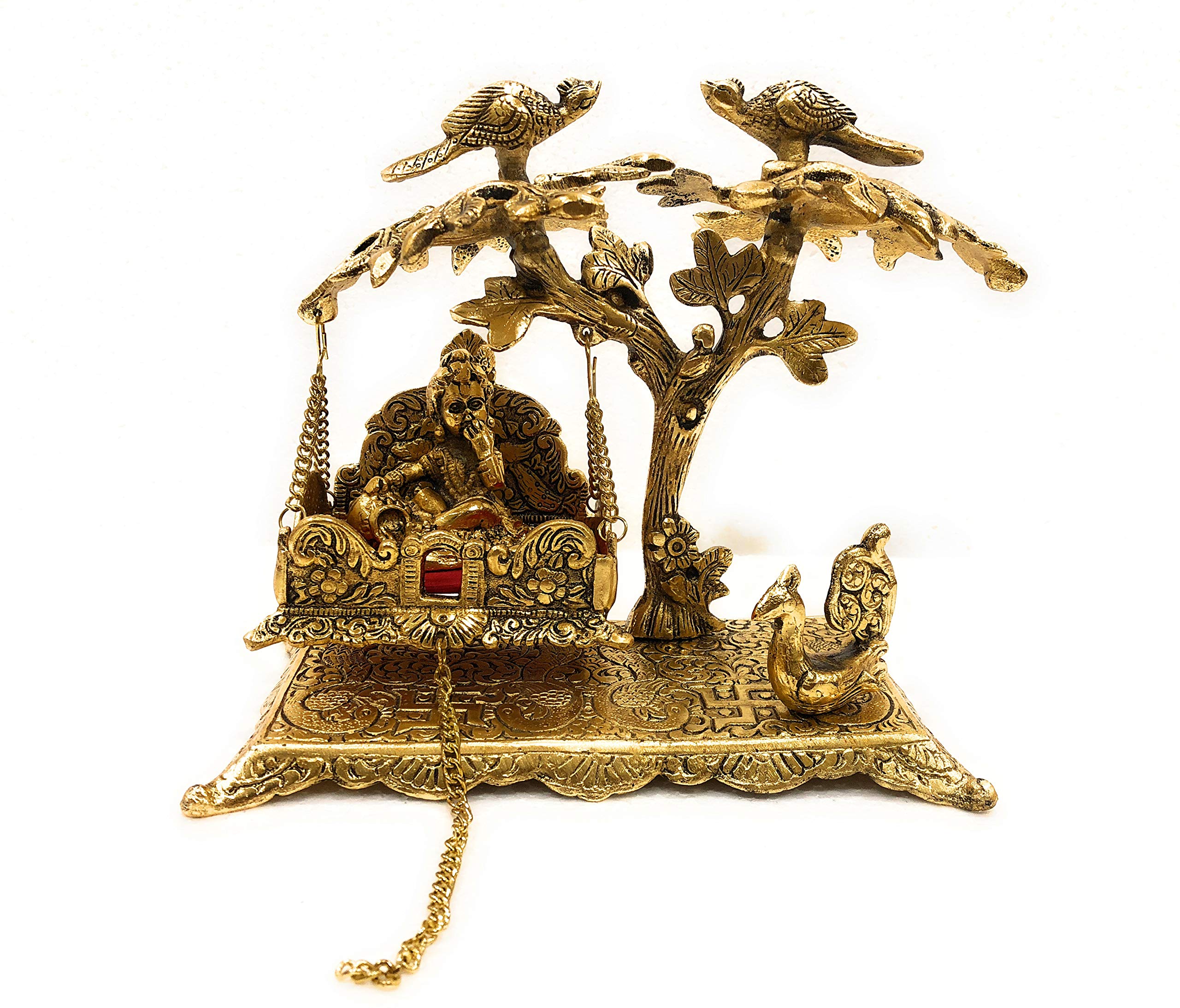Buy Navrang Metal Laddu Gopal Jhula /Kanhaji Jhula/ Bal Gopal Jhula ...