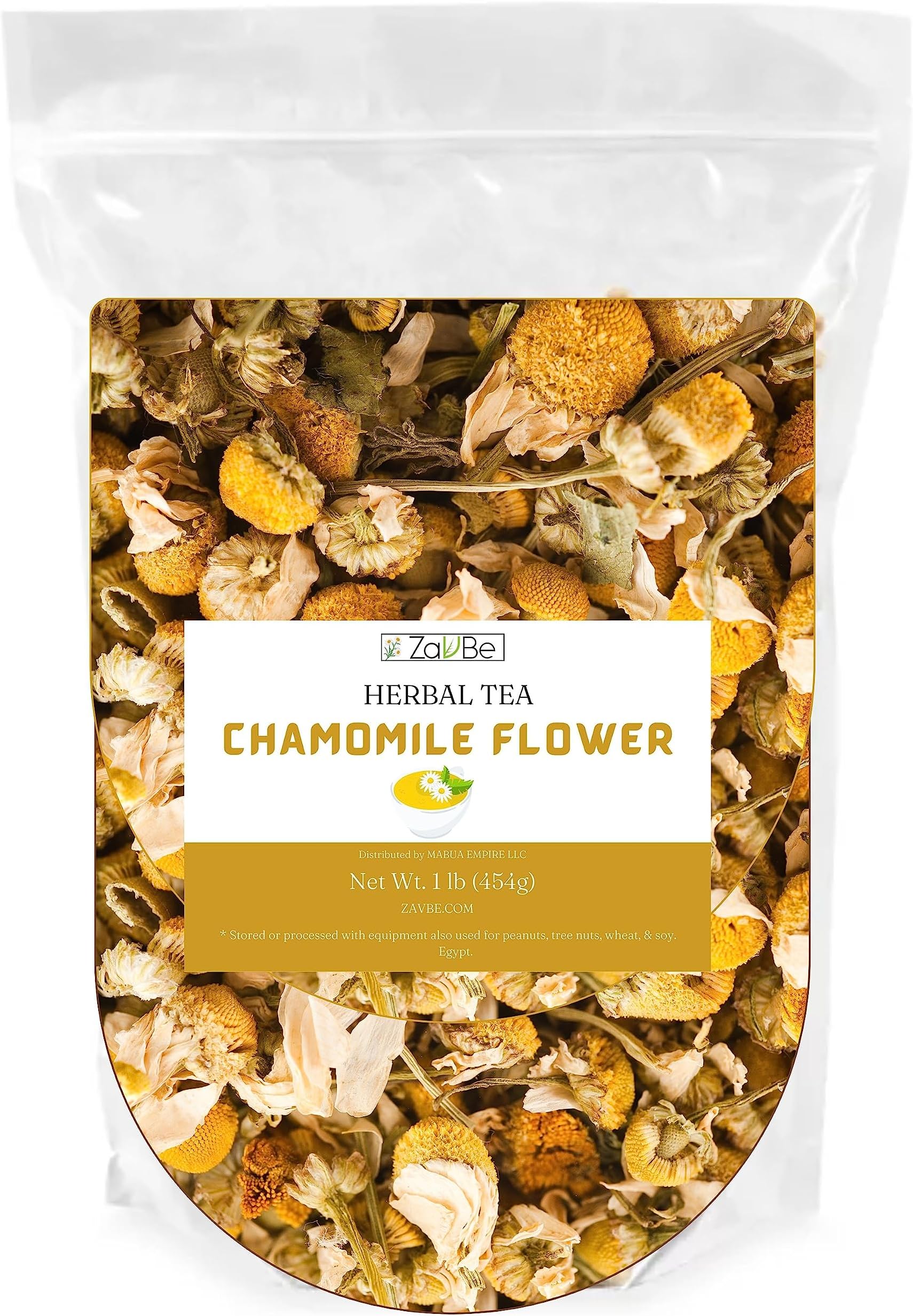 Amazon.com : ZAVBE Chamomile Loose Leaf Tea 16 Ounce Herbal Non ...
