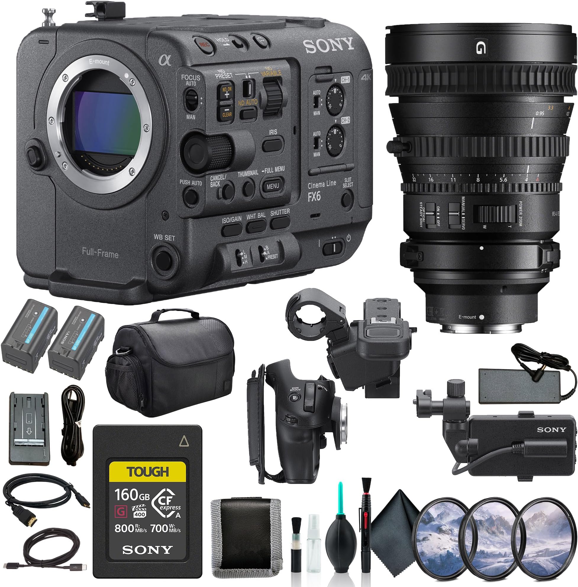 Amazon.com : Sony FX6 Full-Frame Cinema Camera Body Only ILME-FX6V ...