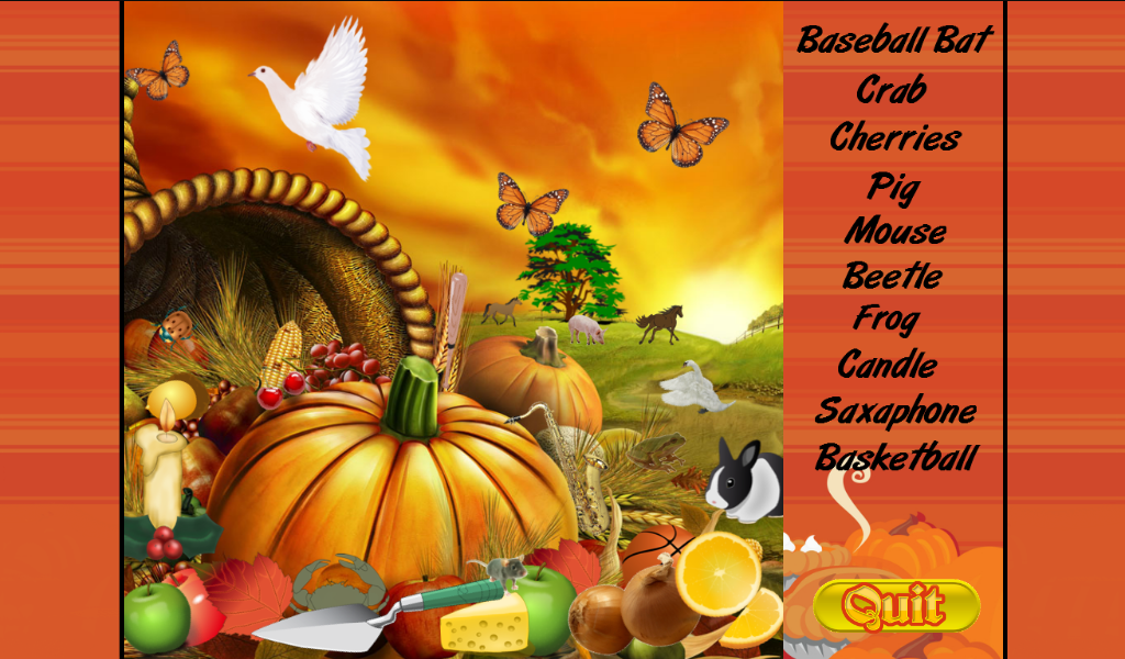 Thanksgiving Hidden Objects - App on Amazon Appstore
