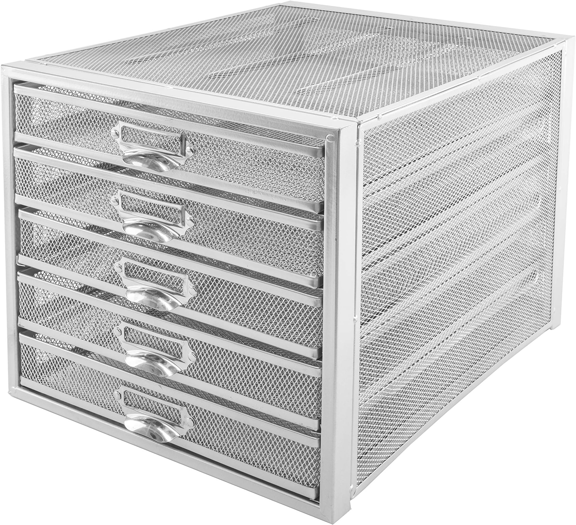 OSCO Silver Wiremesh 5 Tier Paper Sorter | File Holder | Large A4 ...