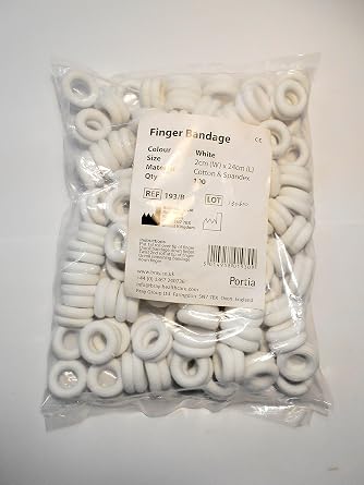 Finger Bob - Fingerbob/Finger Bandage - White x 100 : Amazon.co.uk ...