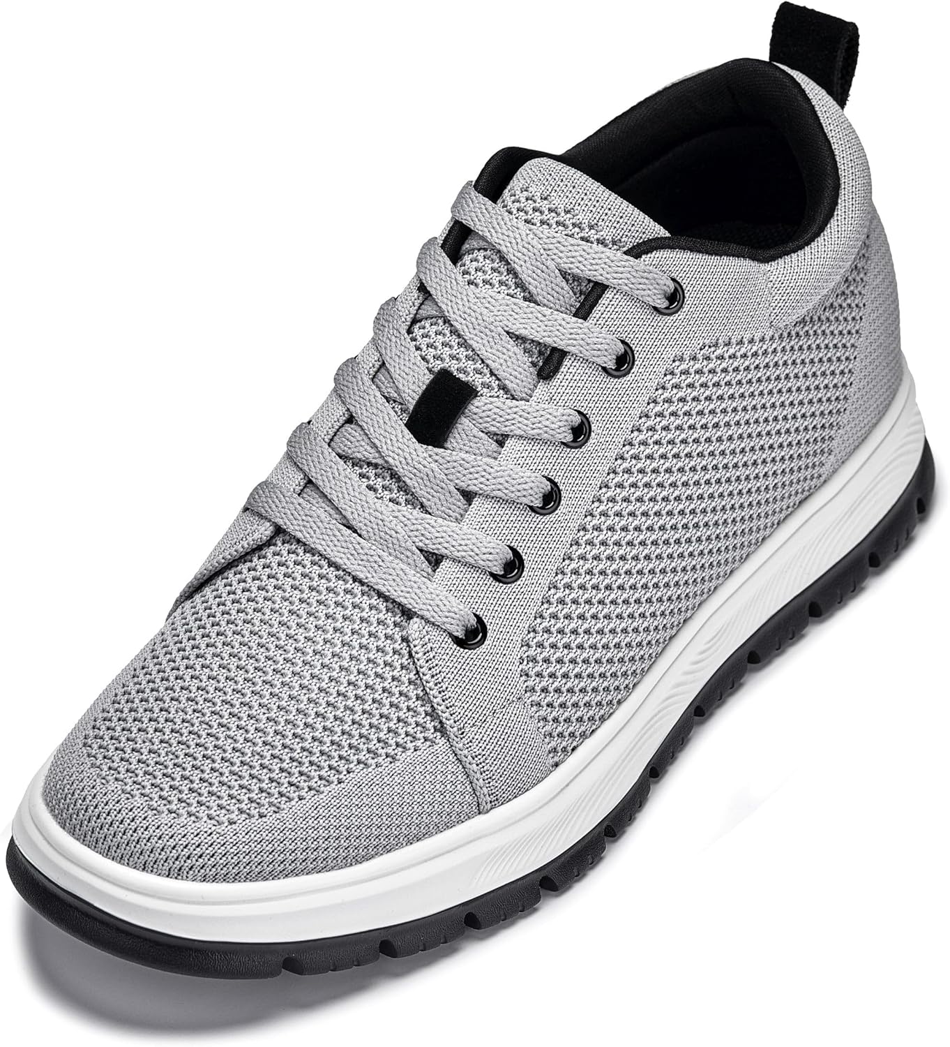 Amazon.com | CALTO Men's Invisible Height Increasing Elevator Casual ...
