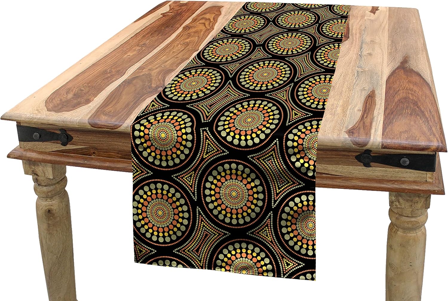 Amazon.com: Ambesonne Australia Table Runner, Traditional Aboriginal ...