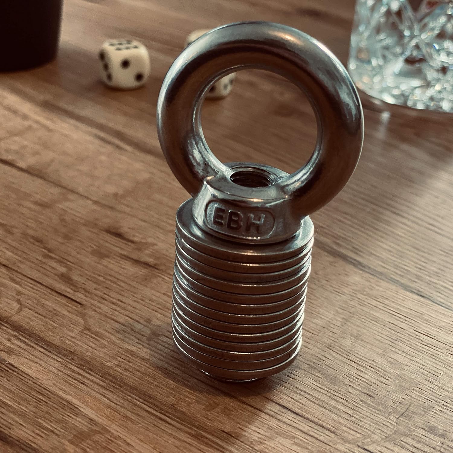 InstantGreen Schockbesteck Metall Schocken Set Komplett Würfelspiel ...