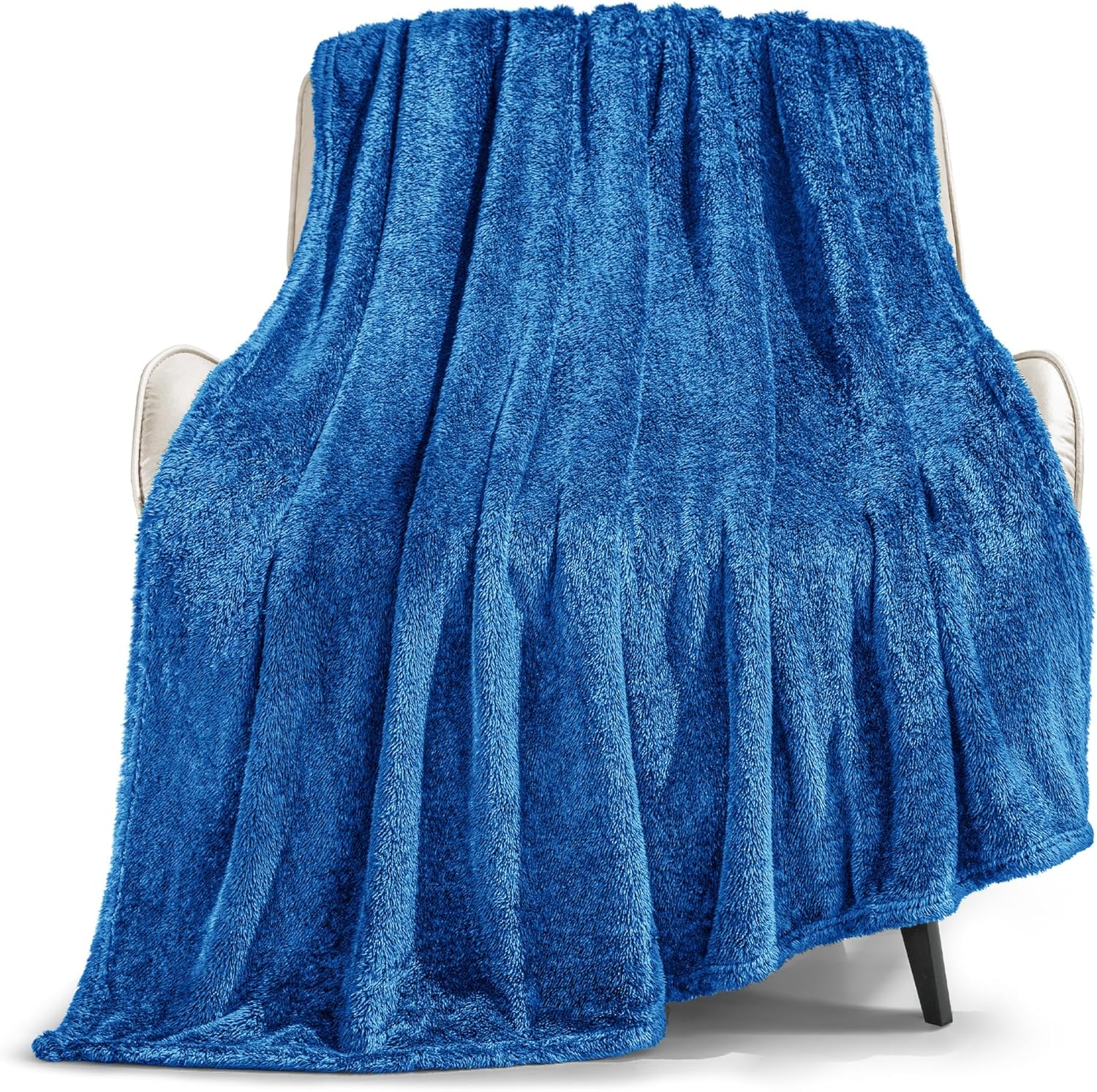 Amazon.com: Whale Flotilla Extra Large Royal Blue Throw Blanket for ...