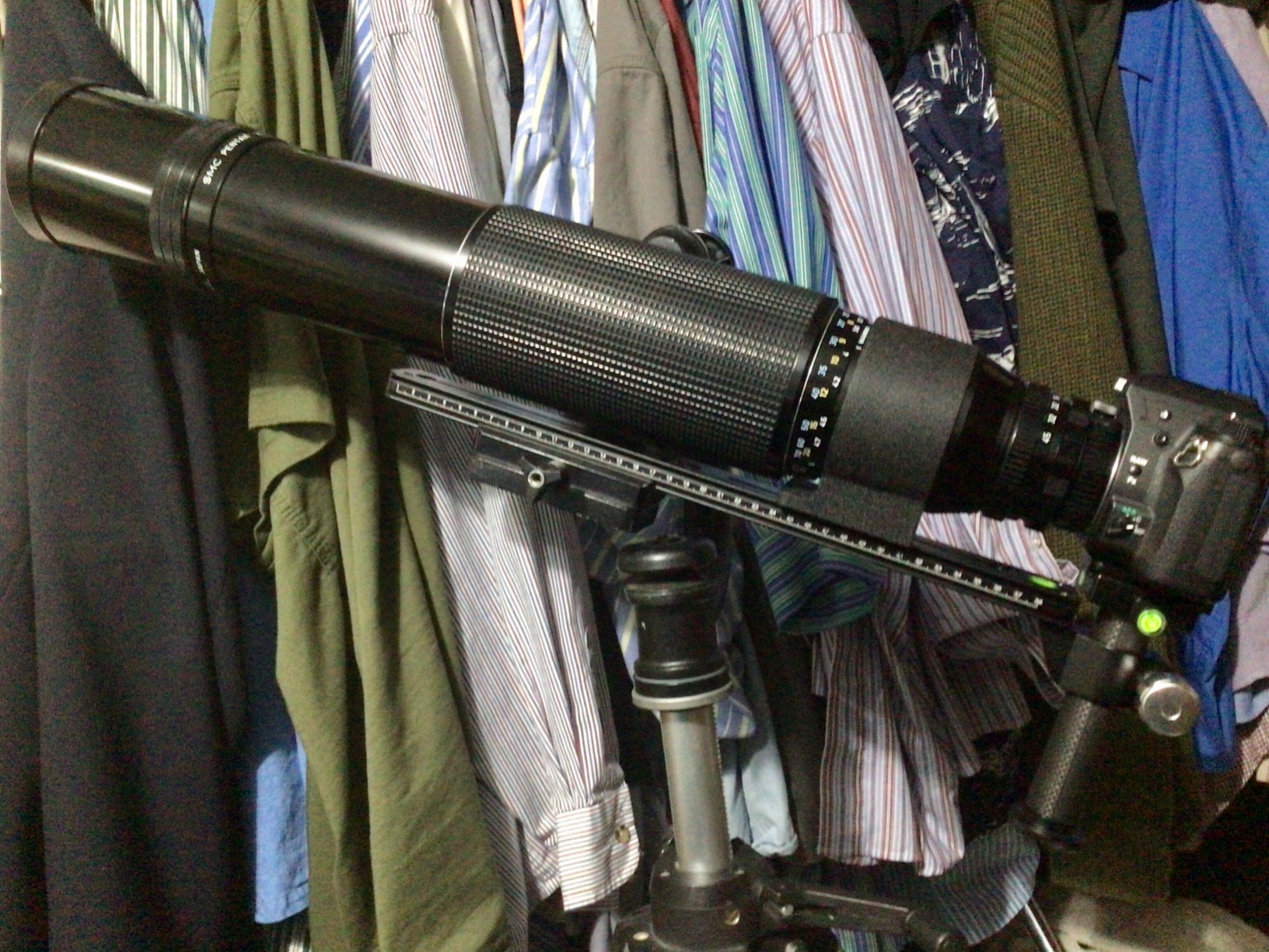 Amazon.com : Telephoto Long-Focus Lens Bracket Clamping Pillar Camera ...