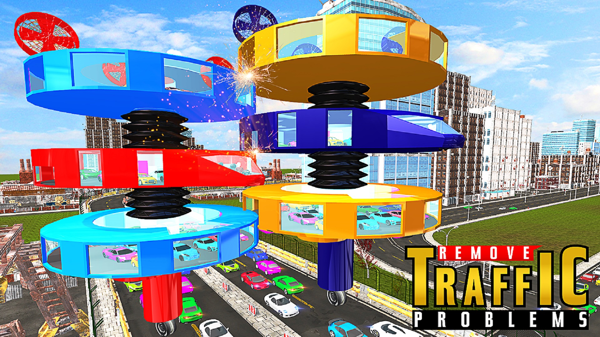 Futuristic Gyroscopic Bus Car Transport Simulator 2018:Amazon.com ...